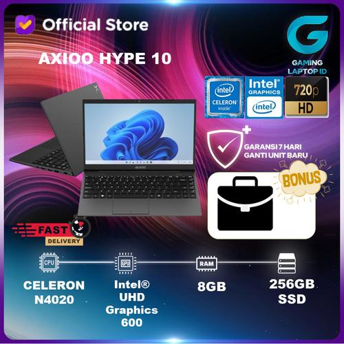 Promo AXIOO HYPE 10 CELERON N4020 8GB 256GB W10 14" / HYPE X / HYPE 1 - COMBO, 8/128-W11 Cicil 0 ...