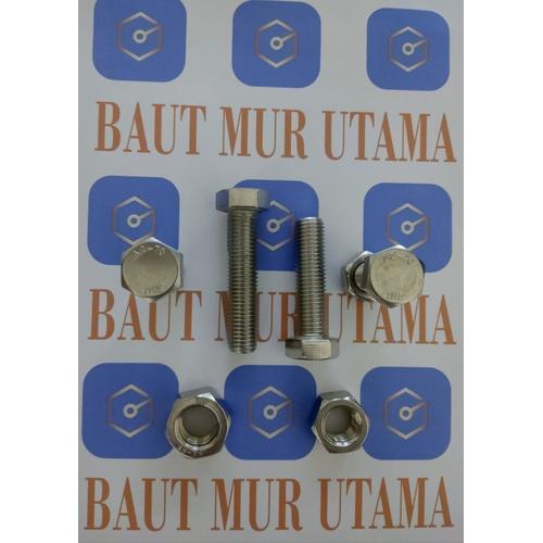 Jual Baut Mur Stainless M16 X 120 MM SUS 304 A2-70 - Jakarta Pusat ...