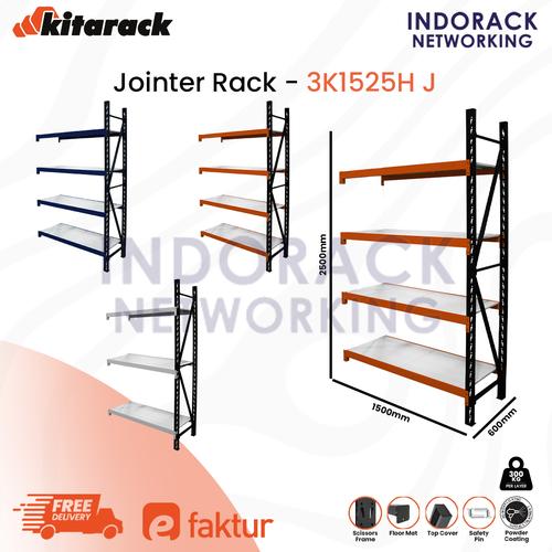 Jual Rak Gudang Besi 300kg per Layer Rack Gudang 2.5M P 1.5M Jointer ...