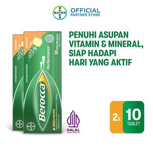 Promo Berocca Multivitamin B kompleks 10 Tab x 2 Unit - Kota Tangerang ...