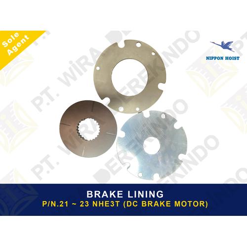 Jual Nippon Hoist NH Brake Lining/Kampas Rem Kap 3 Ton Wire Rope Hoist ...