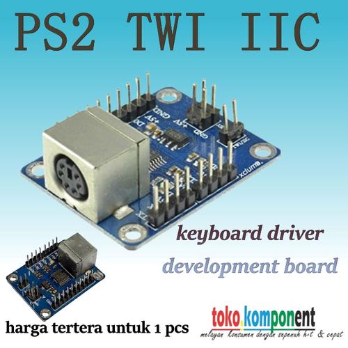 Jual PS2 TWI IIC Keyboard Driver Module Serial Port Transmission PS 2 ...
