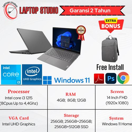 Jual Laptop Lenovo V14 G3 Intel Core i3 1215u (8cpus, 4,4Ghz) RAM 8GB ...