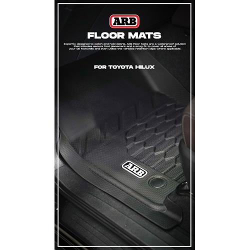 Jual ARB FLOOR MATS- FOR TOYOTA HILUX 2015 ON MANUAL - 4080005 - Kab ...