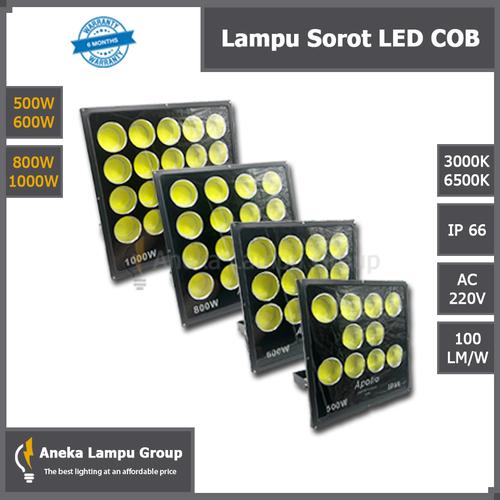 Promo Lampu Sorot LED COB 500W 600W 800W 1000W Flood Light LED COB ...