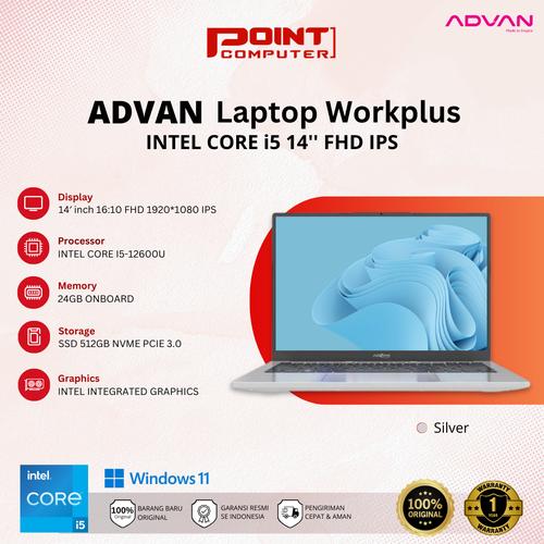 Jual ADVAN WORK PLUS i5-12600U/24GB RAM/512 SSD - Kab. Karawang - POINT ...