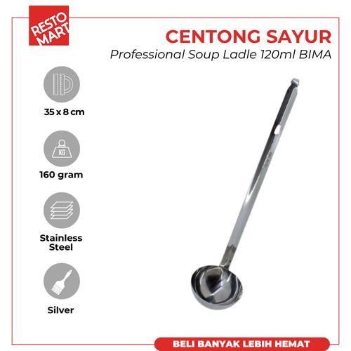 Promo Centong Sayur Profesional/Soup Ladle 120Ml BIMA SS 304(2217045 ...