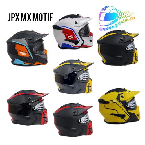 Jual Helm JPX FullFace JPX MX 726 R MOTIF (Ongkir 2 kilo ...
