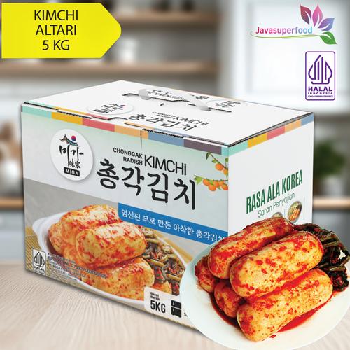 Jual ALTARI KIMCHI 5KG / KIMCHI LOBAK / CHEONGGAK KIMCHI / KIMCHI HALAL ...