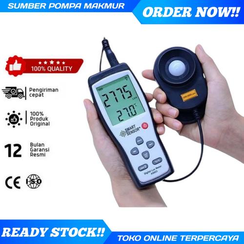 Jual Lux Meter Smart Sensor Certificate Calibration Tester Light AS823 ...