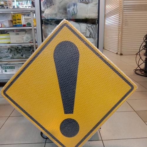 Jual PAPAN PERINGATAN RAMBU TANDA PANAH /SAFETY SIGN HATI-HATI ...