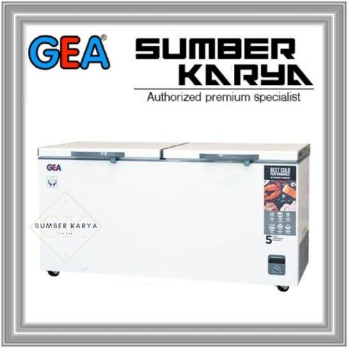Promo GEA chest freezer AB600R AB 600 R 500L Putih 230W Garansi Resmi ...