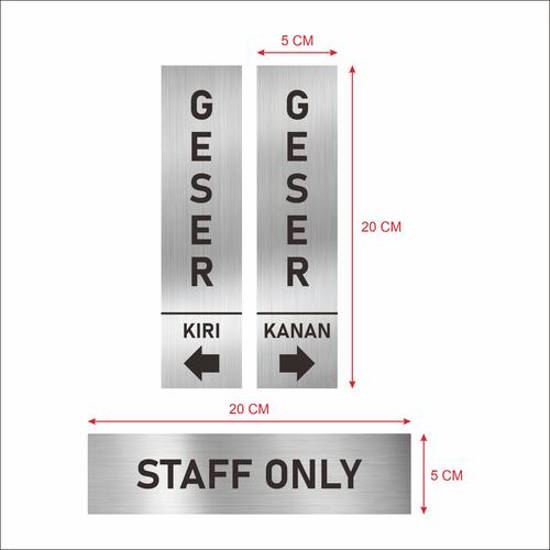Jual Plat Nama Stainless, Plat Etching, Plat Grafir - 21x10,5cm - Kota ...