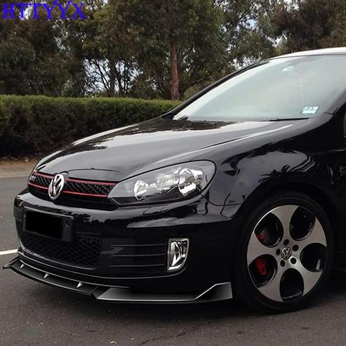 Jual HTTYYX Car Front Bumper Splitter Lip Diffuser Body Kit Spoiler ...