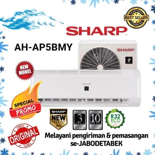 Jual AC SHARP PLASMACLUSTER 0,5PK AH AP5BMY Garuda series - Kota Tangerang Selatan - MITRA ...