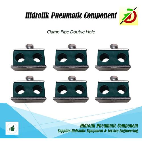 Jual Clamp Pipe Double Hole Stauff Model 20mm/ Klem Pipa OEM Hidrolik ...