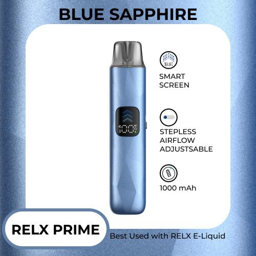 Jual RELX Prime Kit (Isi 1 Refillable Device dan 2 Ctg) - Blue Sapphire ...