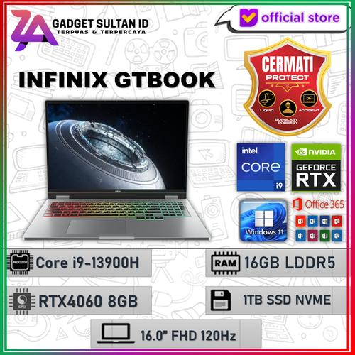Promo Laptop Infinix GT Book i9 13900H RTX4060 8GB 16GB 1TB SSD Office ...