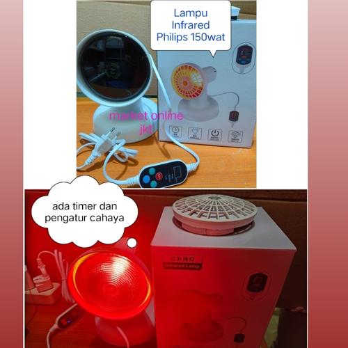 Jual Lampu Infrared Philips 150wat ada timer +pengatur cahaya Lampu ...