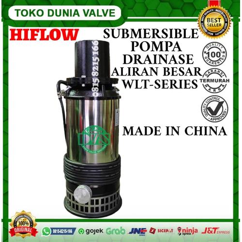Jual WLT-200 HIFLOW PUMP 5.5KW 7.5HP POMPA DRAINASE ALIRAN BESAR ...