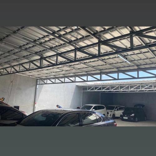 Jual pemasangan gudang, parkiran, rumah makan mengunakan rangka atap ...