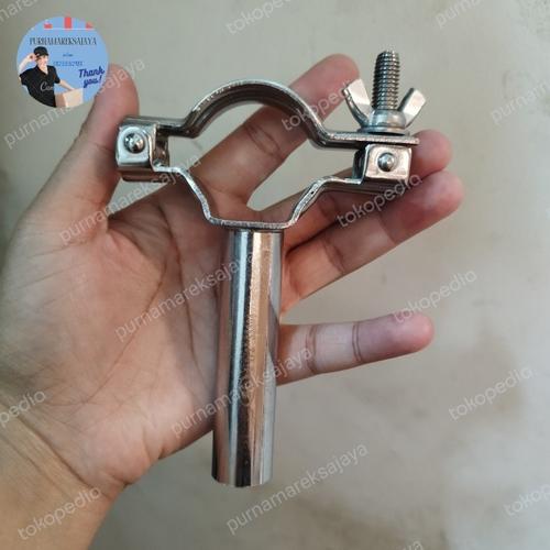 Jual Pipa Clamp Sanitary Stainless 304 3" INCH / CLAMP PIPE HANGER ...