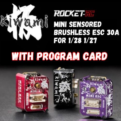 Promo ROCKET-RC KIWAMI MINI SENSORED BRUSHLESS ESC 30A WITH PROGRAM ...