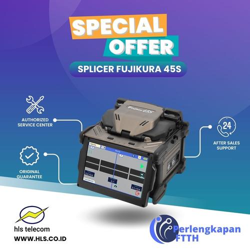 Promo Splicer Fujikura 45S Fusion Splicer Clad Alignment | Alat Sambung ...