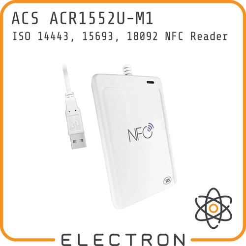 Jual ACS ACR1552U-M1 RFID Reader 13.56 MHz NFC 13.56MHz CCID PC/SC ...