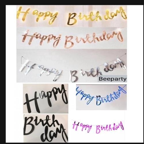 Jual Banner Hbd huruf sambung / Tulisan Hbd - Biru - Jakarta Barat ...