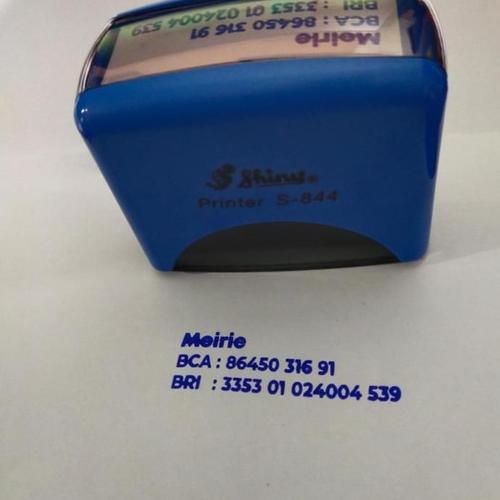 Jual Stempel Shiny / Custom Siap Pake / Self Inking Stamp - 2.4 x 4.1 ...