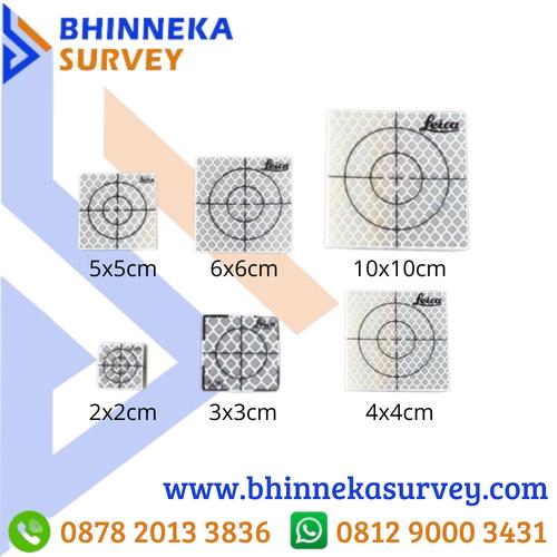 Jual Survey Reflector Sheet/ Reflective Tape/ Prisma Target Sticker ...