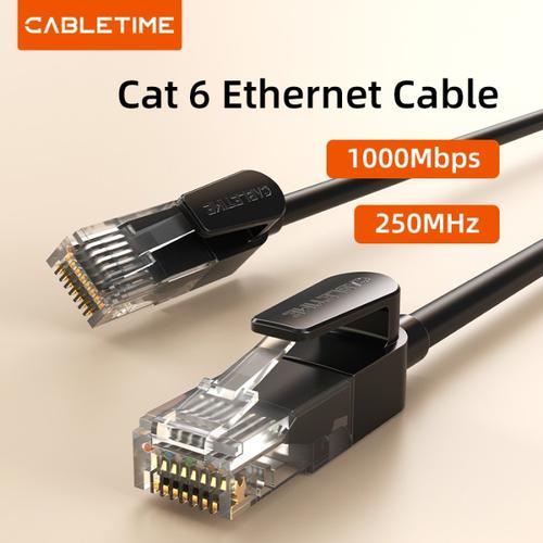 Promo Kabel LAN RJ45 Cat 6 Gigabit Ethernet CABLETIME UTP Cable ...