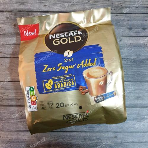 Jual Nescafe Gold 2 in 1 Zero Sugar Added Coffee Kopi 2 in 1 Singapore ...