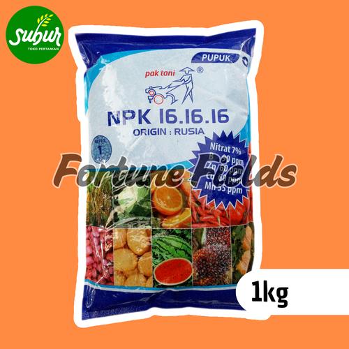Jual Pupuk NPK 16 16 16 1 kg Pak Tani Masa Generatif - Kab. Sukabumi ...