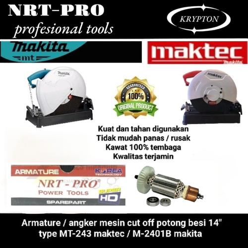 Jual NRT-PRO armature angker mesin cut off 14" / potong besi type MT243 ...