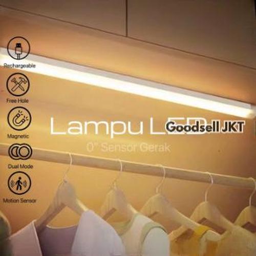 Jual [TERMURAH] Lampu LED Sensor Gerak Magnetic Bentuk Stick Panjang ...