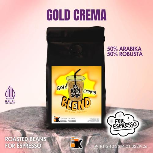 Promo Kopi Gold Crema Espresso Blend 1kg untuk kopi susu - Giling Kasar ...