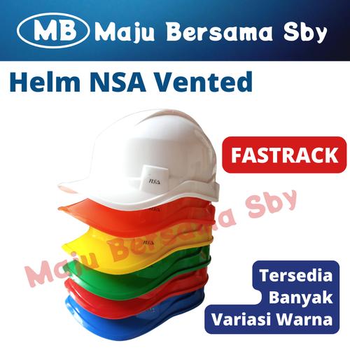 Jual Helm Proyek Safety SNI NSA Vented - Biru - Kota Surabaya - Maju ...