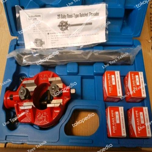 Jual Ratchet Threader REX 2R Gas Pipe Manual 1 per 2-1.1per 4 inchi ...