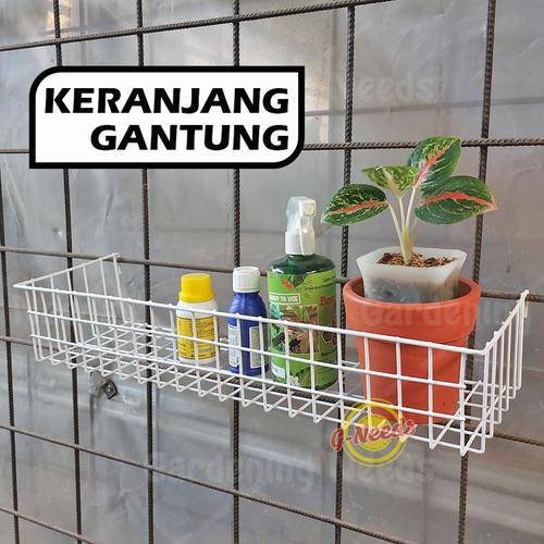 Jual Keranjang Besi Wall Grid Rak Besi Gantung Ram Besi Aksesoris ...