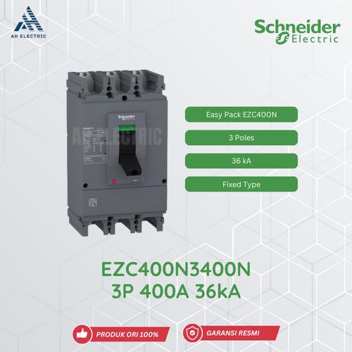 Jual SCHNEIDER EZC400N MCCB 400A 3P 3 PHASE 3 POLE 36 kA / MCCB SCHNEIDER / BREAKER / NFB ...