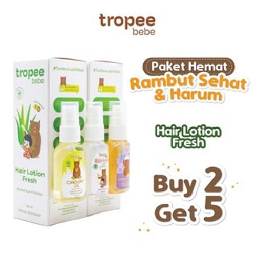 Jual Tropee Bebe Hair Lotion Fresh Paket Bundle - Perawatan Rambut Anak ...