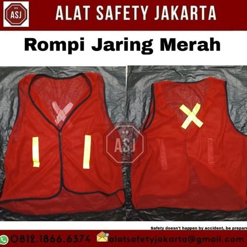 Jual ORIGINAL Rompi Jaring Safety Proyek MERAH - Jakarta Barat - mita ...