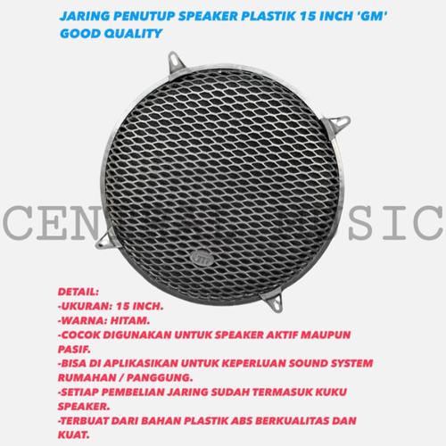 Jual JARING PENUTUP SPEAKER PLASTIK 15 INCH 'GM' GOOD QUALITY - Kota ...