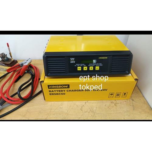 Jual BATTERY CHARGER 50A 12V/24V 10553044 KRISBOW - Jakarta Barat - MT ...