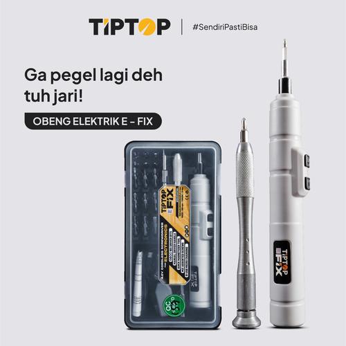 Jual TIP TOP Cordless Precision Screwdriver Set / Obeng servis 4.2V (E ...