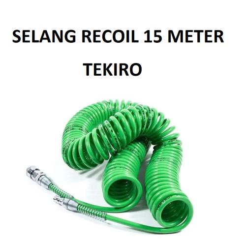 Jual tekiro selang recoil hijau 15 meter selang spiral tekiro selang ...