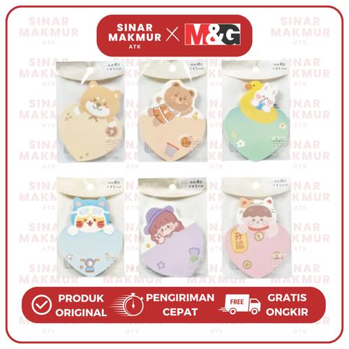 Promo Cute Heart Sticky Notes/Kertas Memo Lucu/Kertas Penanda Motif ...