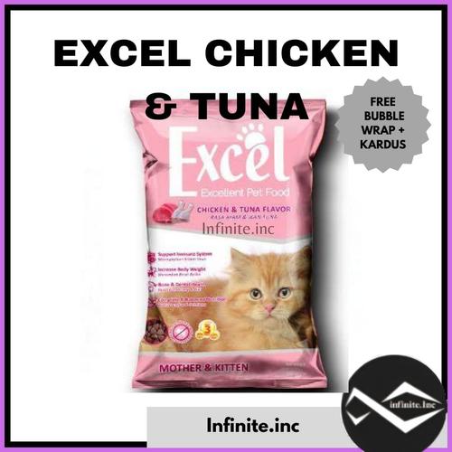 Jual EXCEL mother N KITTEN 500gr CHICKEN & tuna flavour- PAKAN KUCING ...
